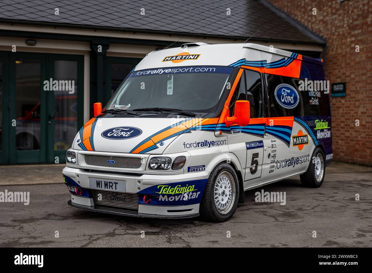 2001 WRC Ford Transit, on display at the Motorsport assembly held at ...