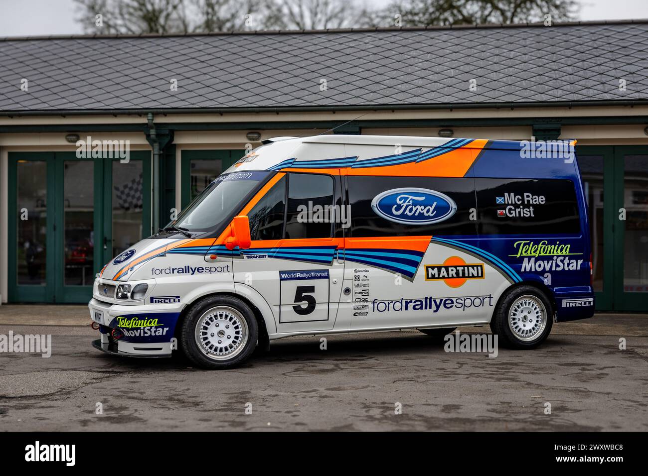 2001 WRC Ford Transit, on display at the Motorsport assembly held at ...