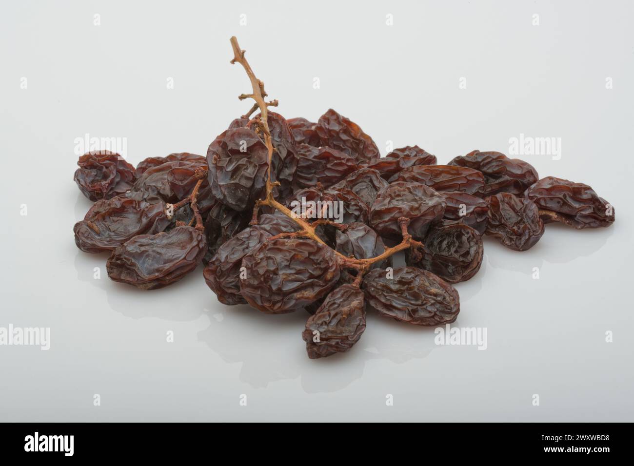Muscatel raisins. Also known as Moscatel raisins. dried grapes. Sweet ...