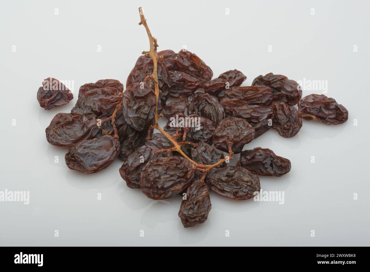 Muscatel raisins. Also known as Moscatel raisins. dried grapes. Sweet ...