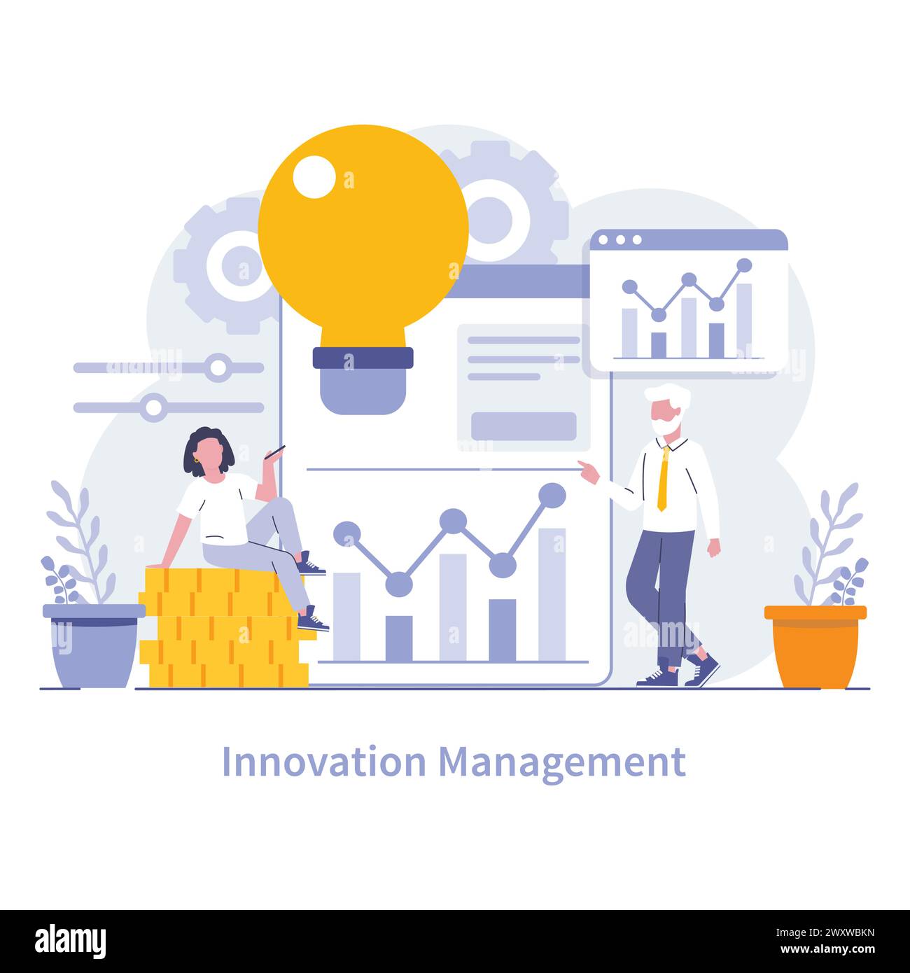 Technology adoption in business Stock Vector Images - Alamy