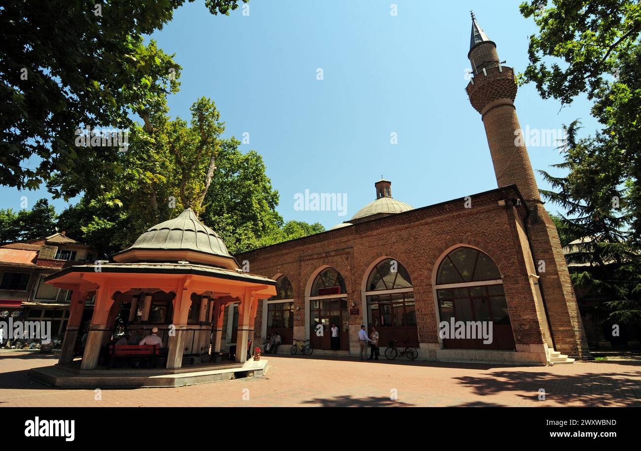 Ishak Pasha Mosque and Complex in Inegol, Bursa, Turkey Stock Photo - Alamy