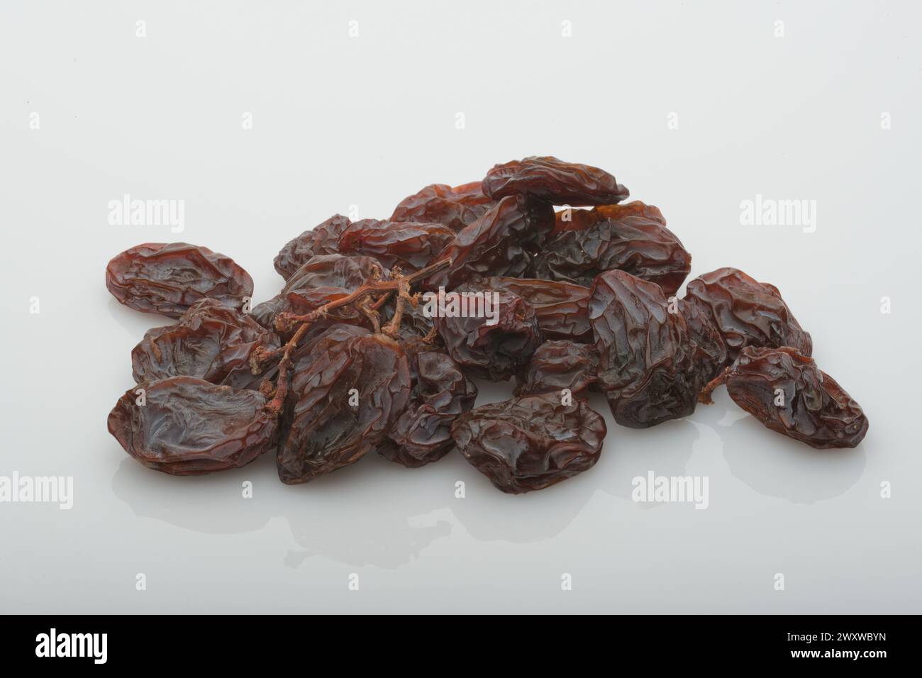 Muscatel raisins. Also known as Moscatel raisins. dried grapes. Sweet ...