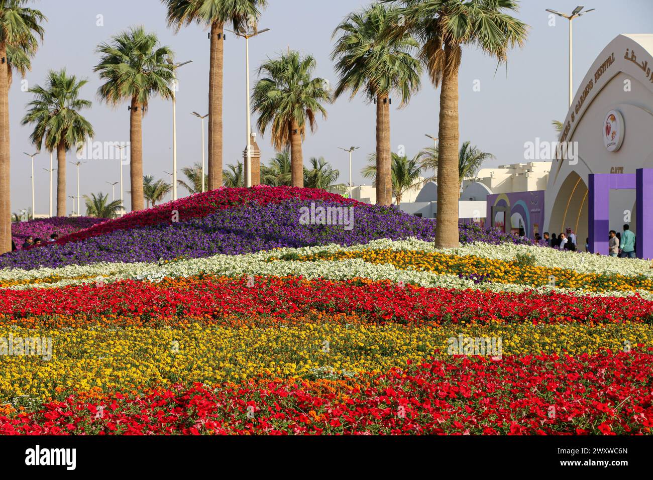 Yanbu, Madinah region, Saudi Arabia. 23 Mars 2019 - Flower festival ...