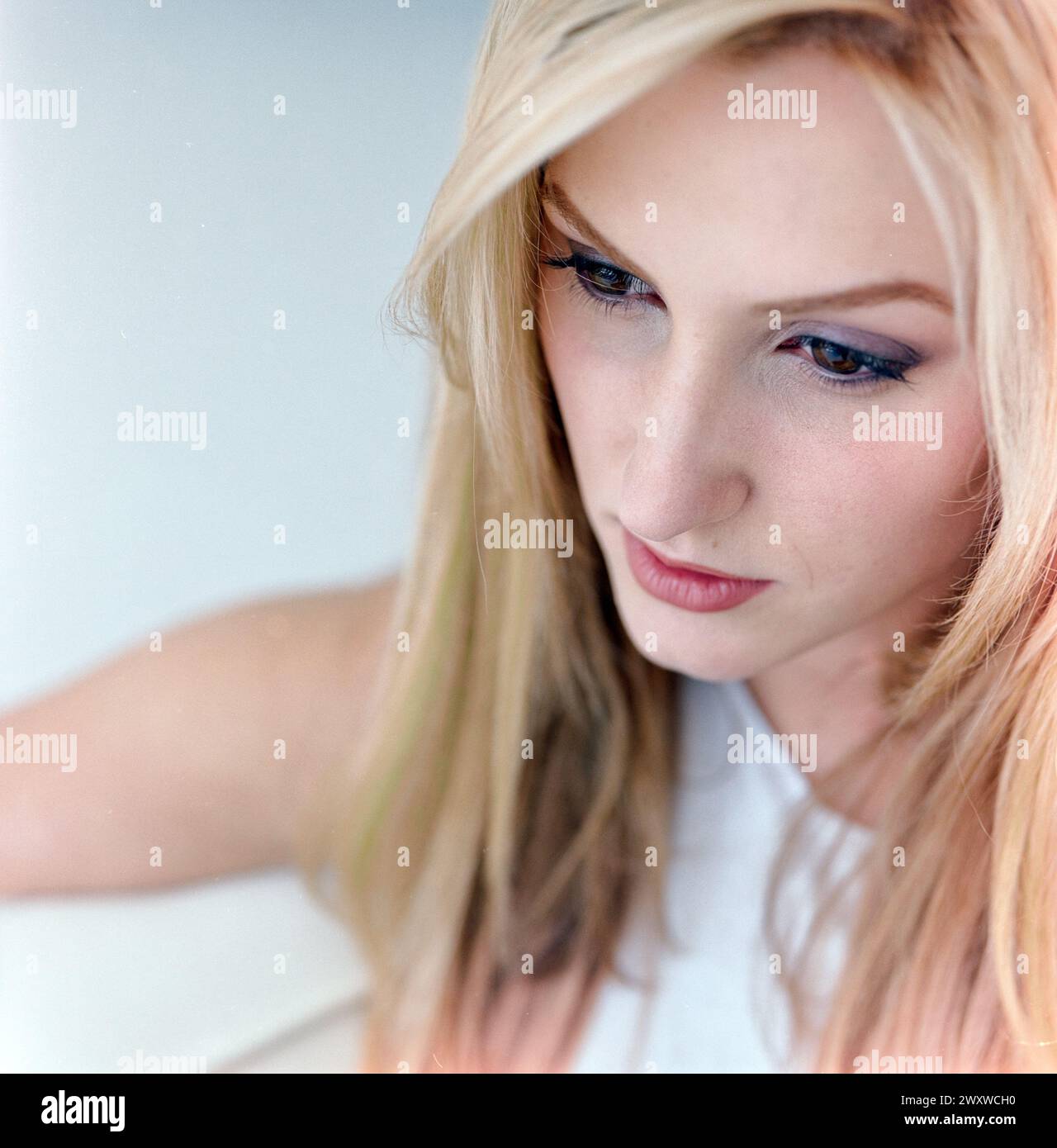 Kelly Levesque pictured in Los Angeles, California. 2000. Credit: Ross ...