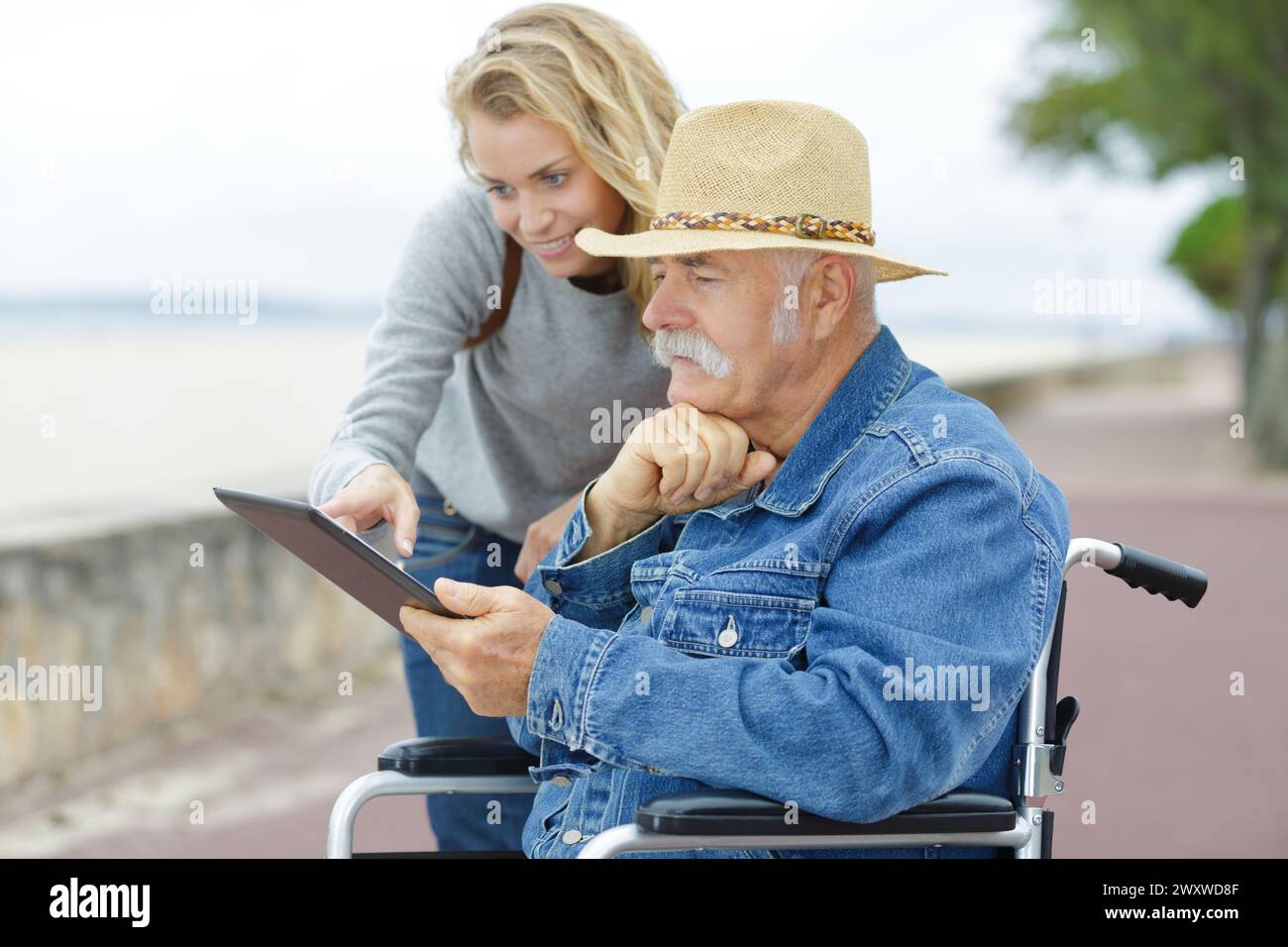 the older generation and new technologies Stock Photo - Alamy