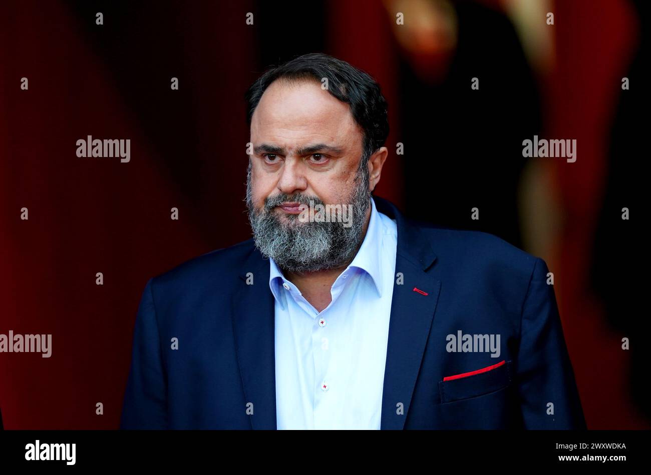 Nottingham Forest owner Evangelos Marinakis ahead of the Premier League ...