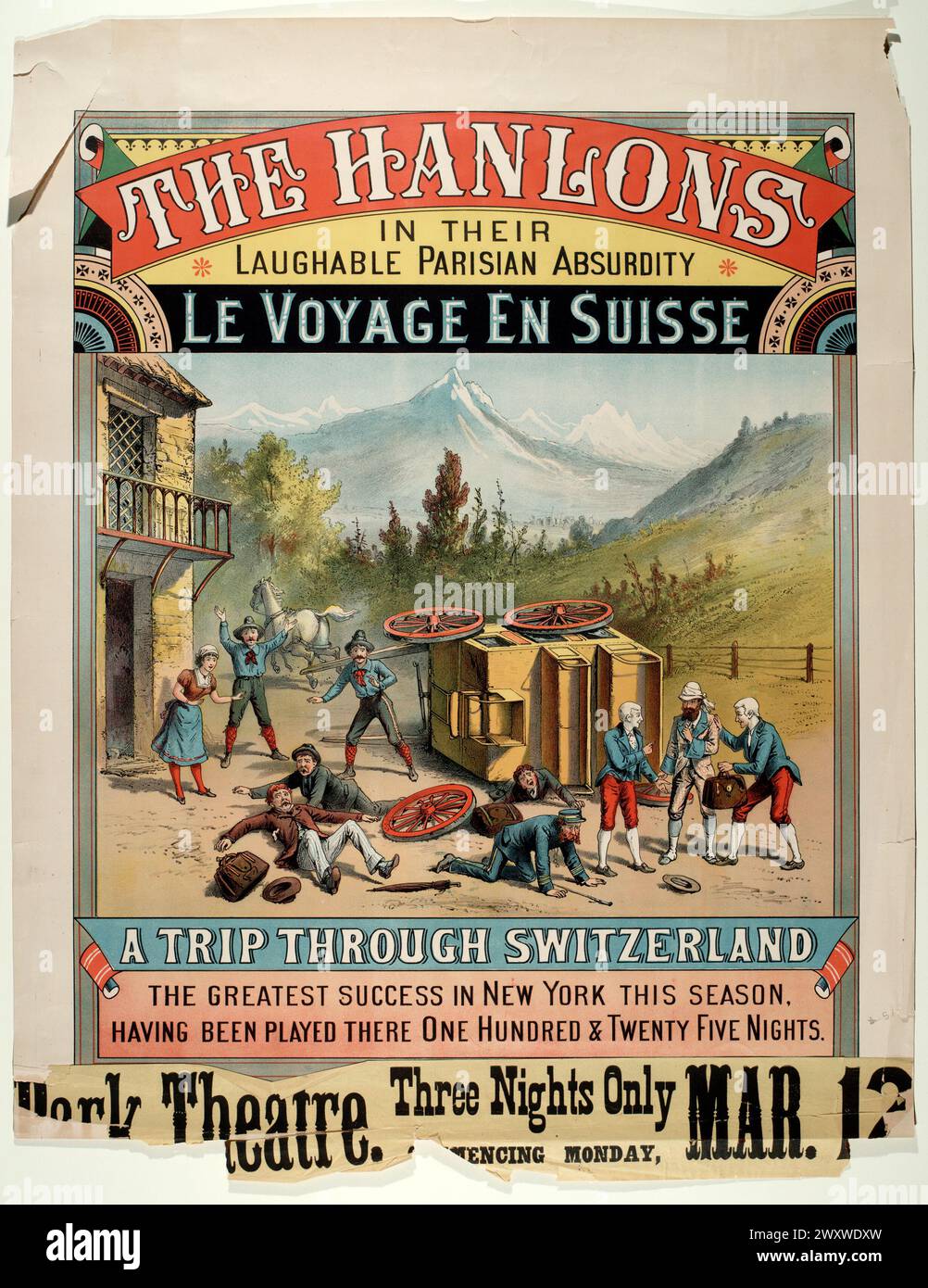 Poster for The Hanlons in Le Voyage en Suisse or A Trip Through ...