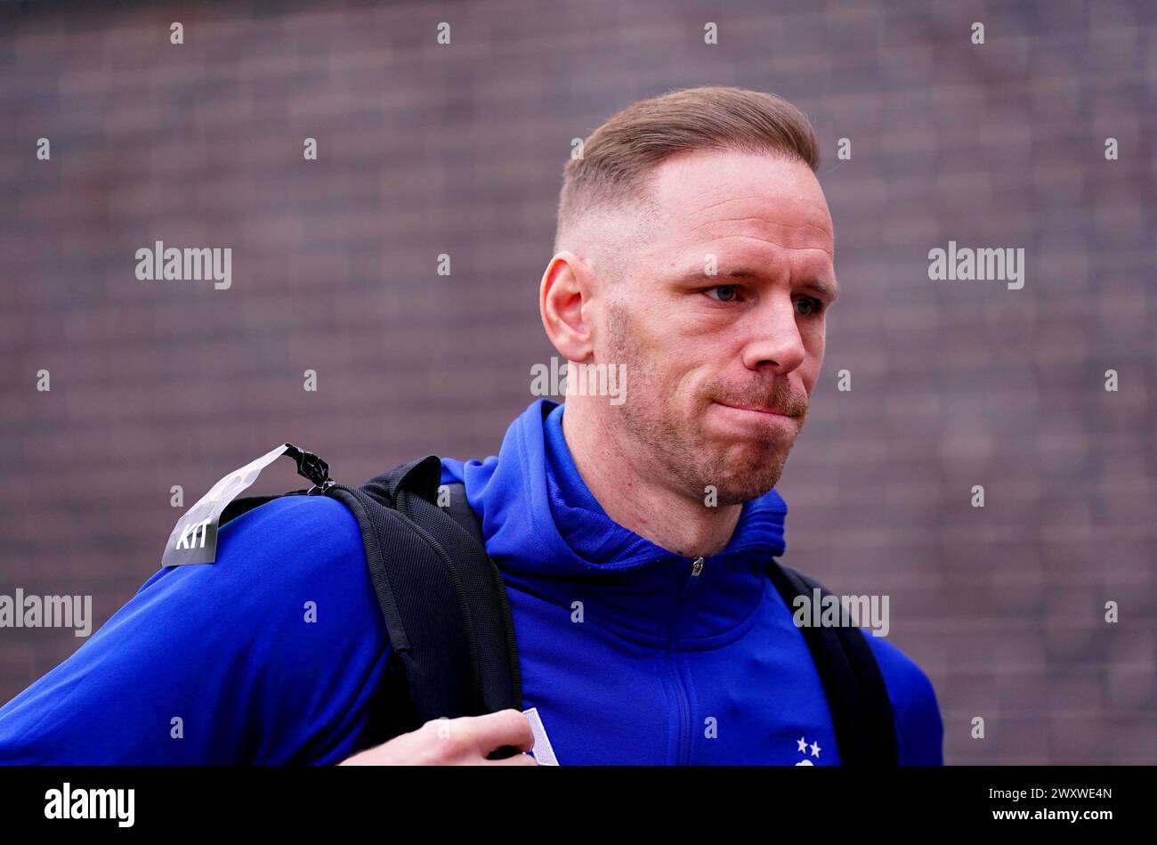 Nottingham Forest goalkeeper Matz Sels arrives ahead of the Premier ...