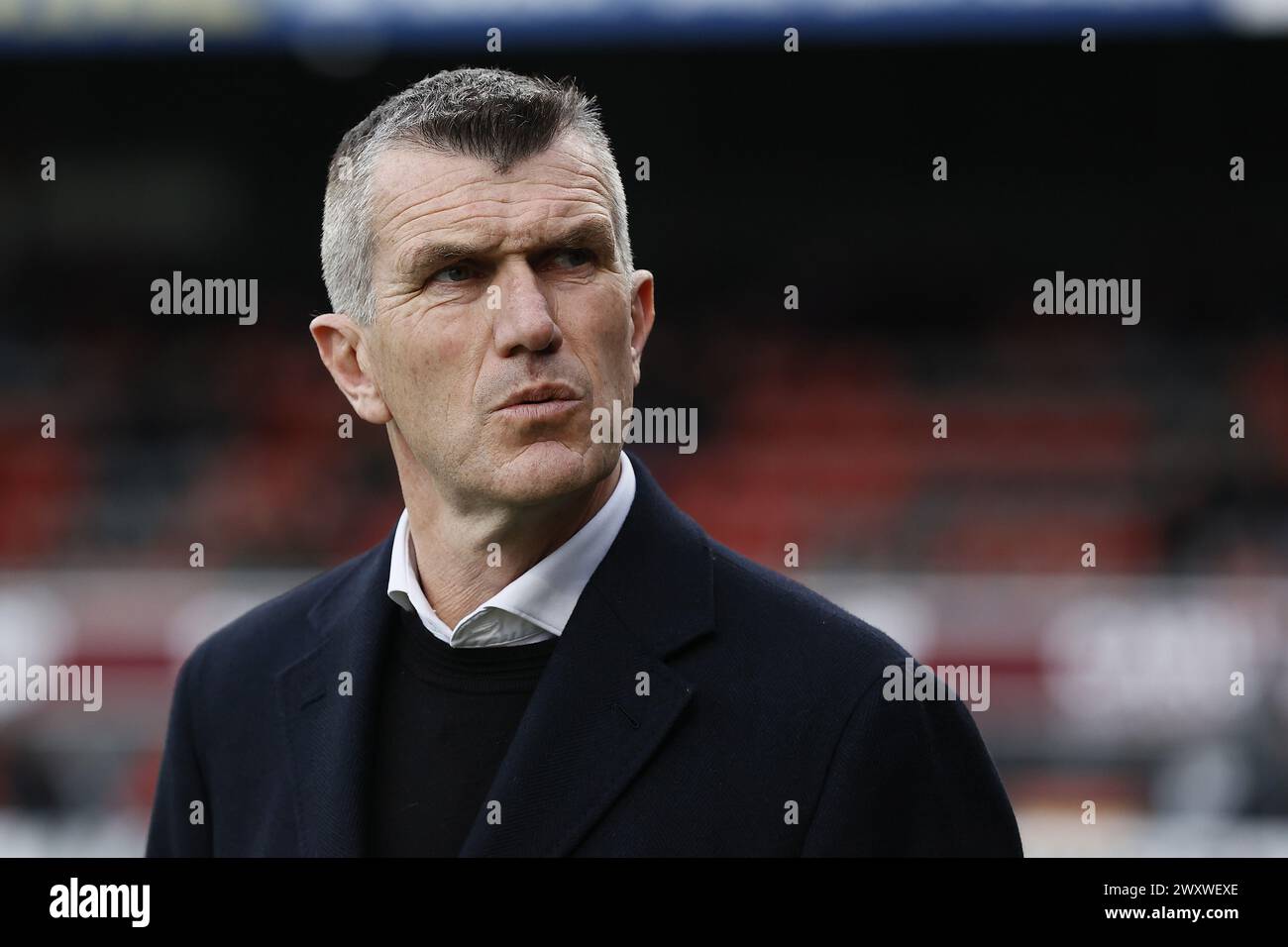ROTTERDAM - sbv Excelsior coach Marinus Dijkhuizen during the Dutch ...