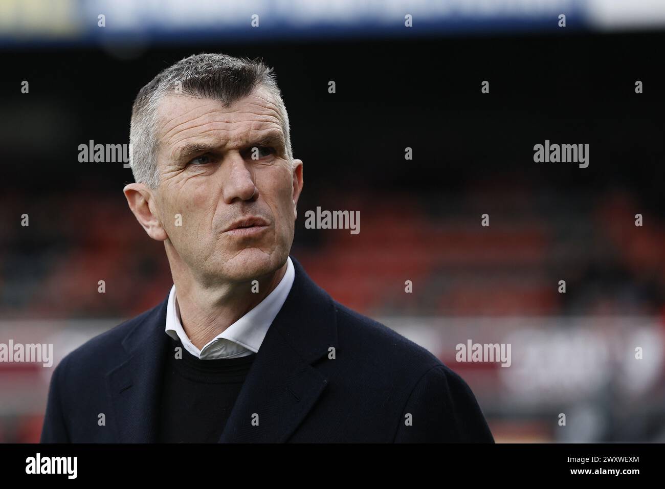 ROTTERDAM - sbv Excelsior coach Marinus Dijkhuizen during the Dutch ...