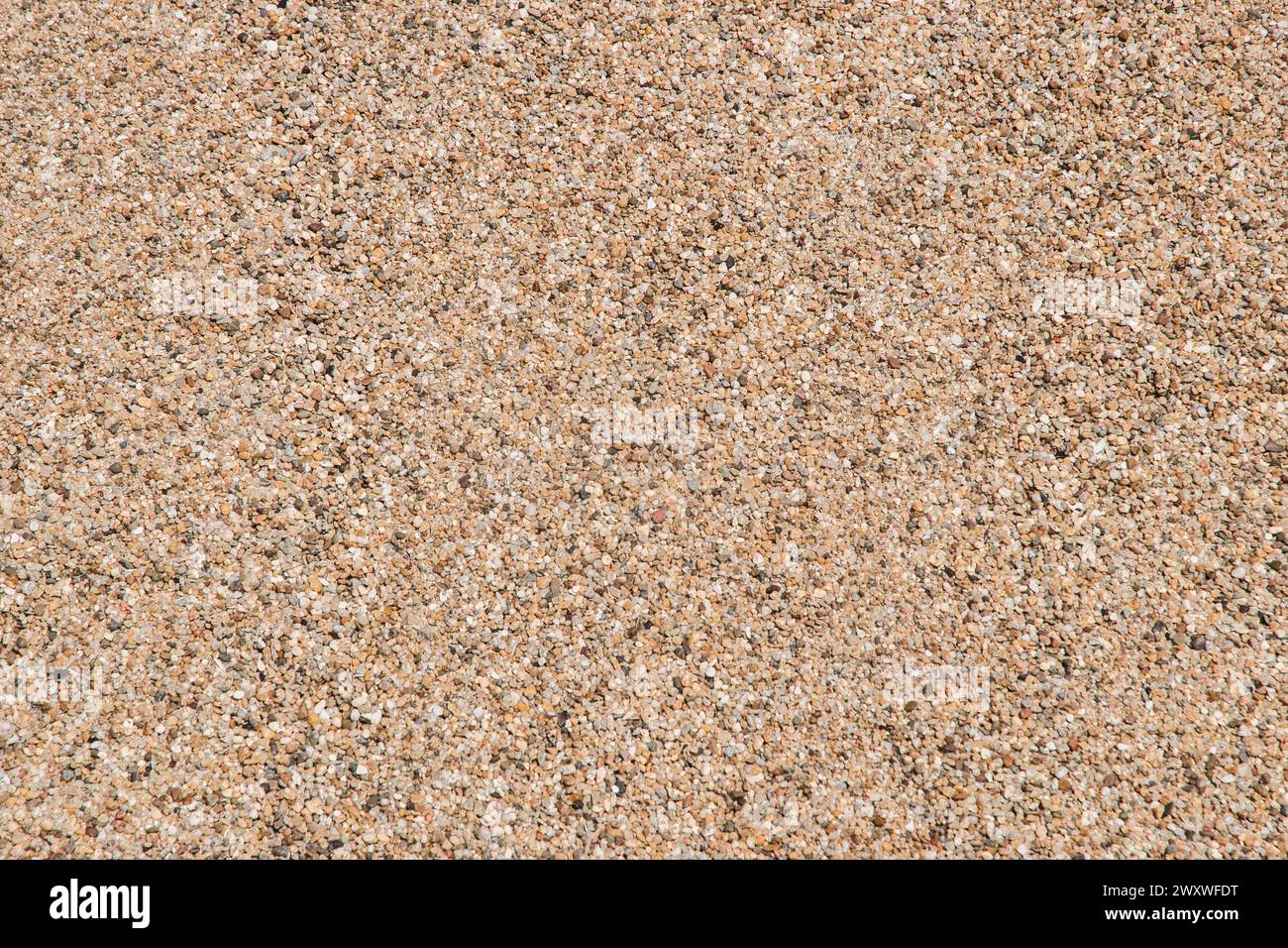 Fine river sand from gravel pit pile closeup as beige sand natural ...