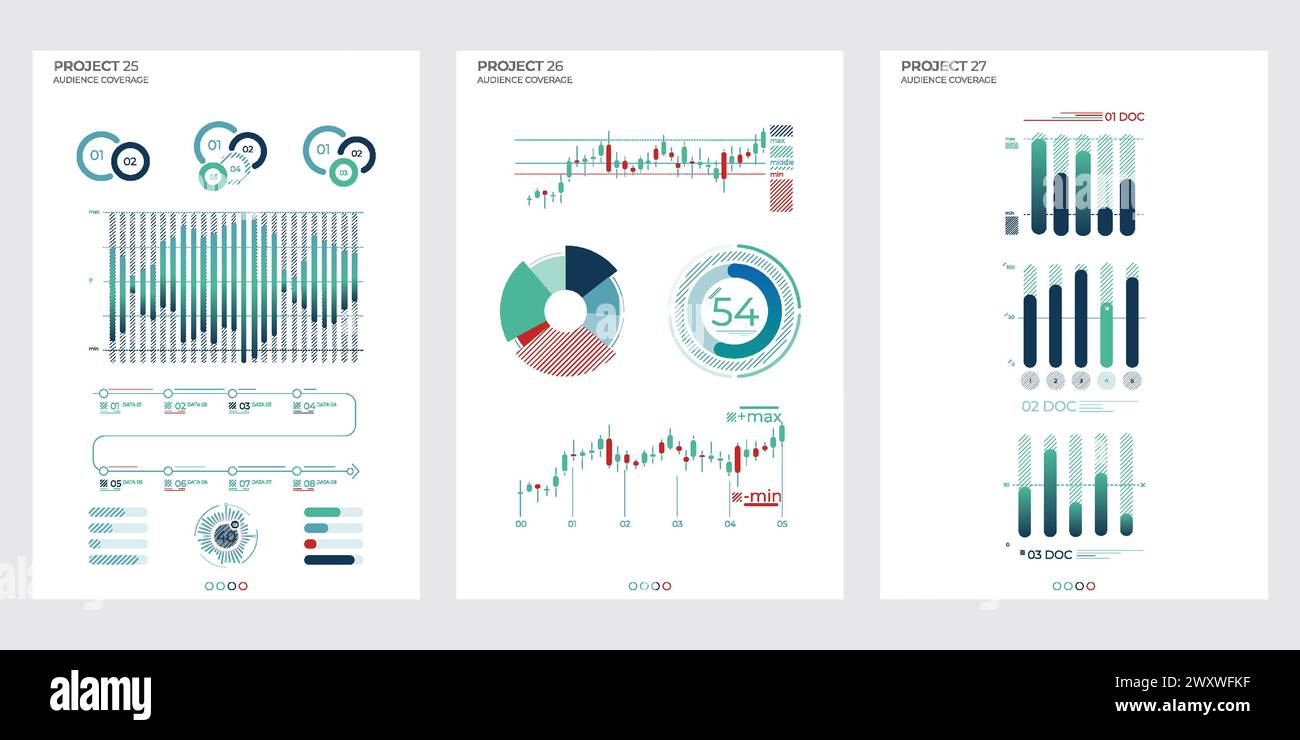 Finance elements commercial charts. Abstract visual vector illustration Stock Vector Image & Art ...