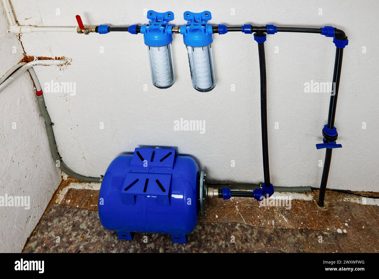 Reverse osmosis diaphragm storage tank, pressure accumulator and ...