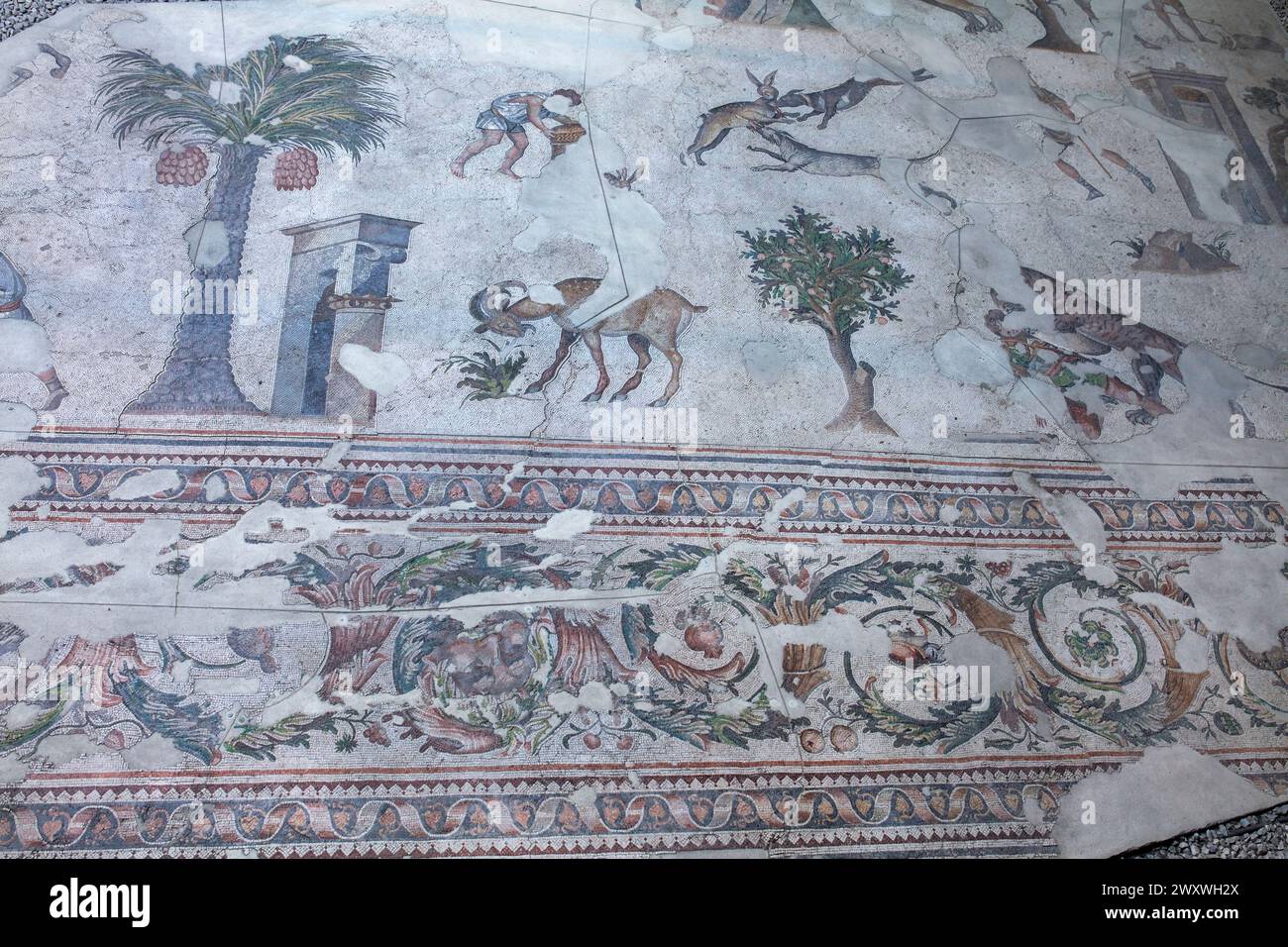 Great Palace Mosaic Museum, Istanbul, Turkey Stock Photo - Alamy