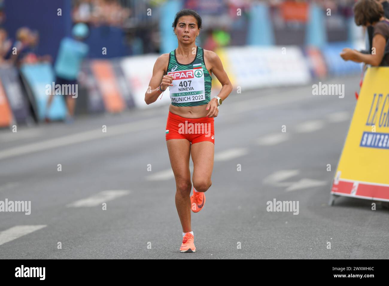 Marinela Nineva (Bulgaria). Women's Marathon. European Championships ...