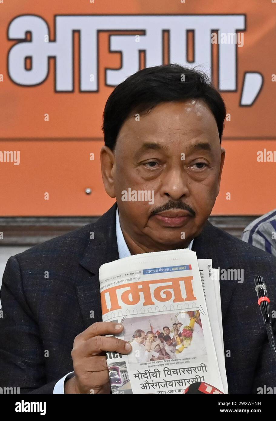 Mumbai, India. 02nd Apr, 2024. MUMBAI, INDIA - APRIL 2: BJP Party ...