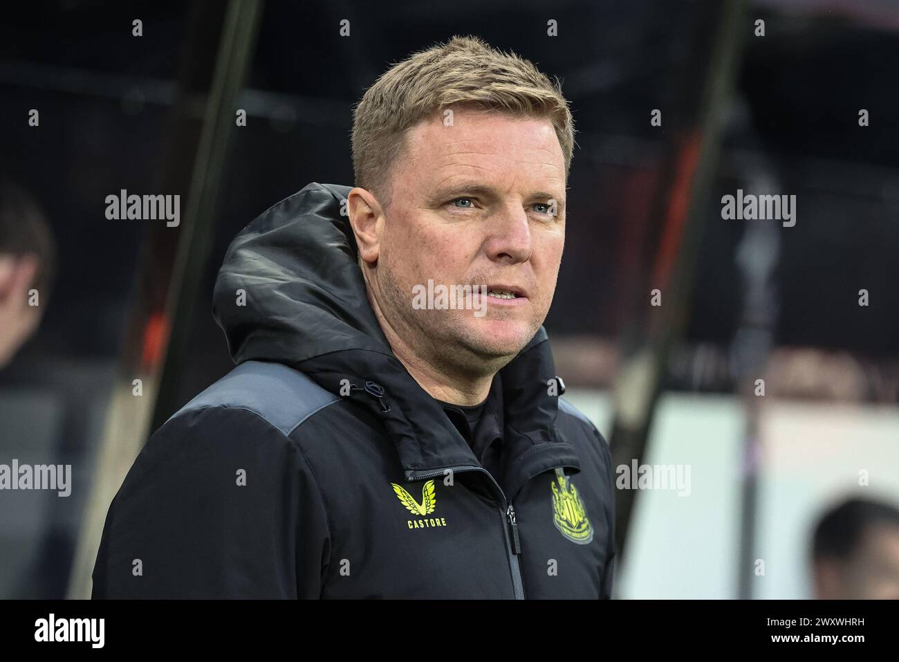 Eddie Howe manager of Newcastle United during the Premier League match ...