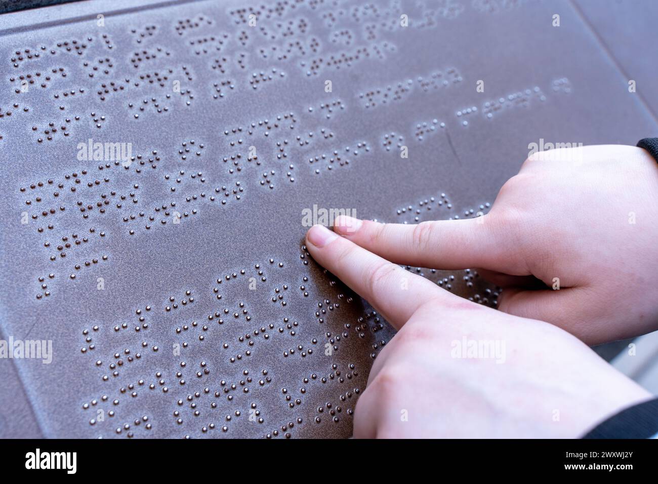 Braille alphabet photo hi-res stock photography and images - Alamy
