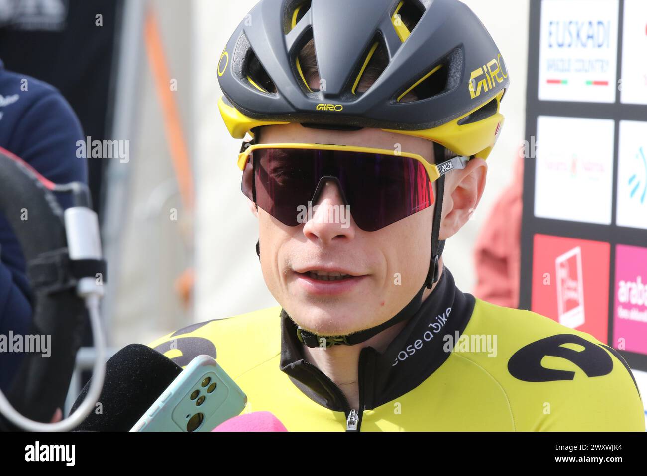 Jonas Vingegaard Hansen Denmark Visma Lease a Bike Stock Photo - Alamy