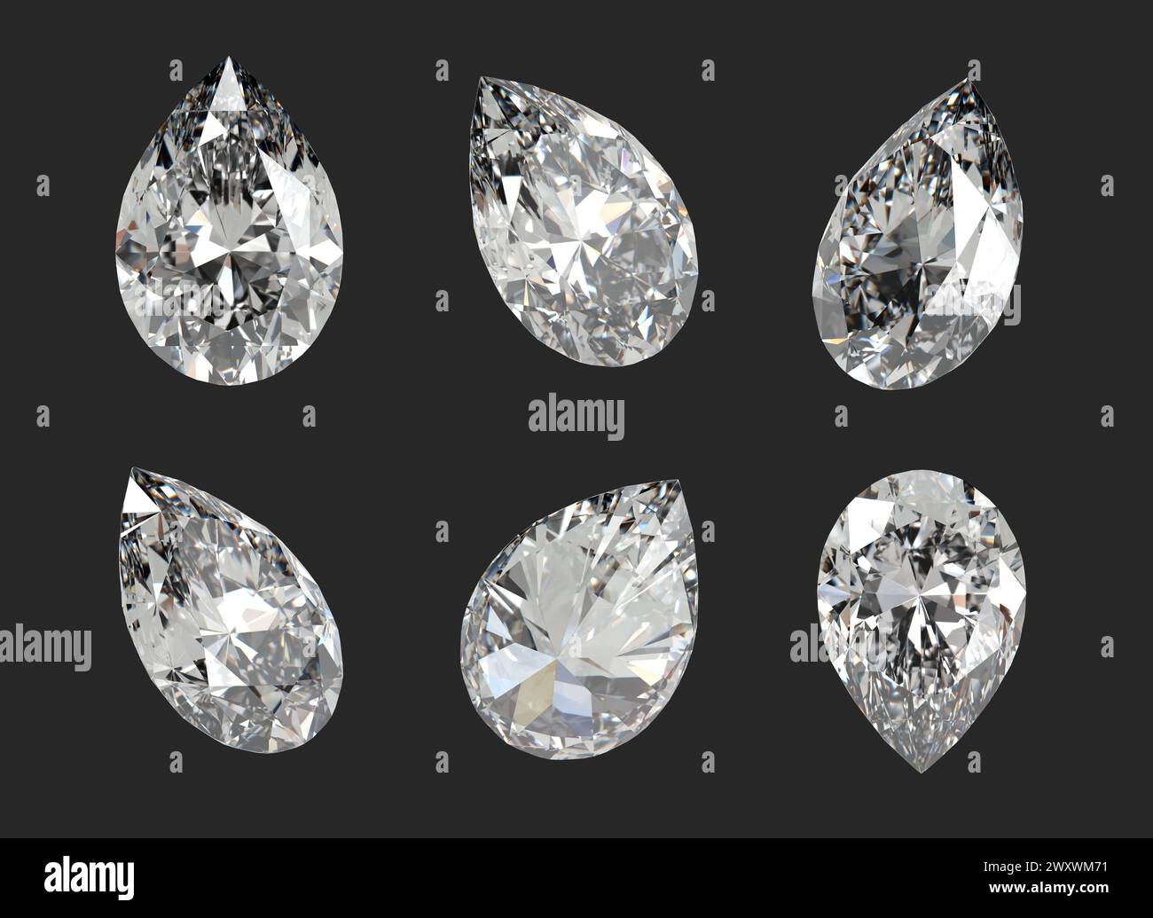 Pear shape diamond hi-res stock photography and images - Alamy