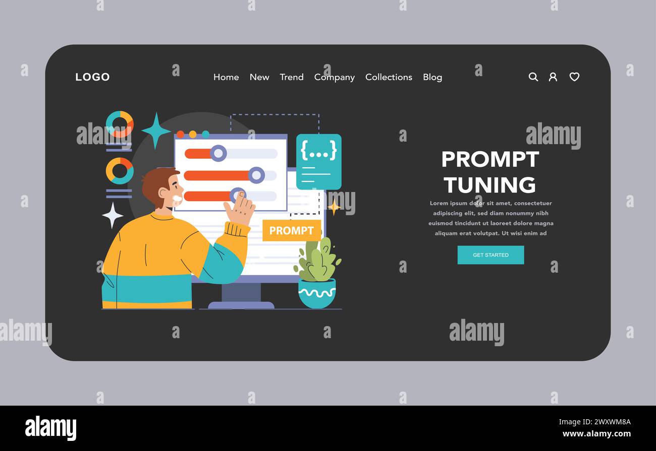 Prompt Engineers Writing A Command To A Artificial Neuron Network Web Or Landing Artificial
