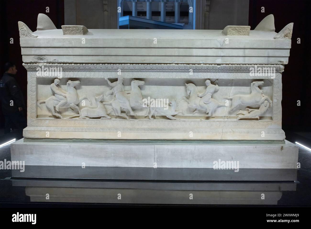 Sarcophagus of the satrap, Sidon, Royal Tombs, Archaeological Museum ...