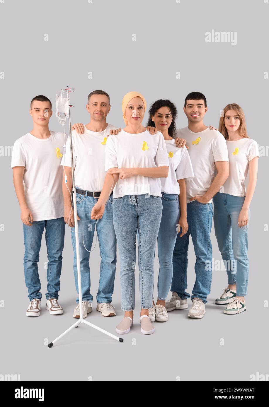 Mature woman undergoing chemical hi-res stock photography and images ...