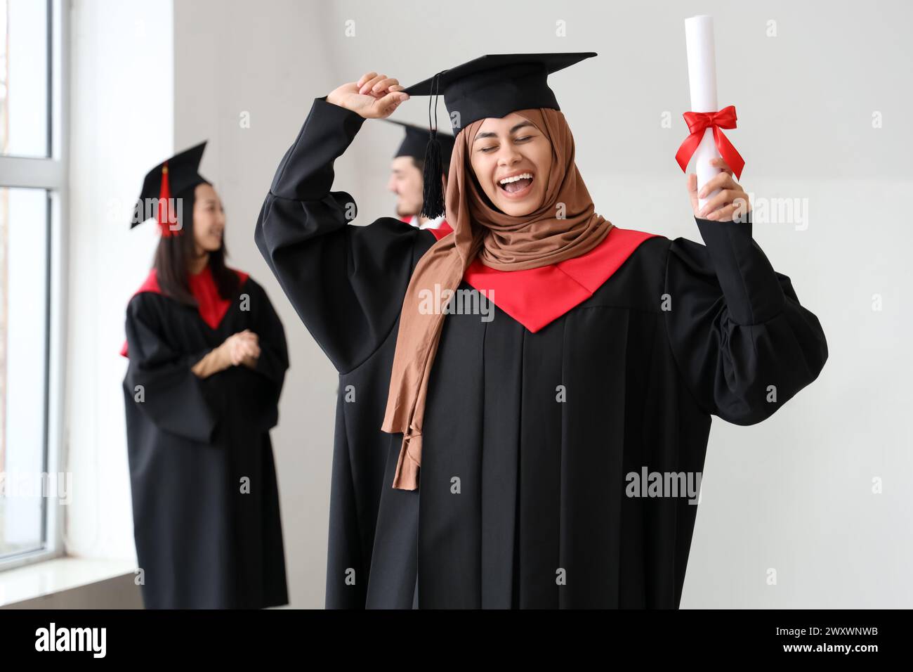 Muslim student board hi-res stock photography and images - Alamy