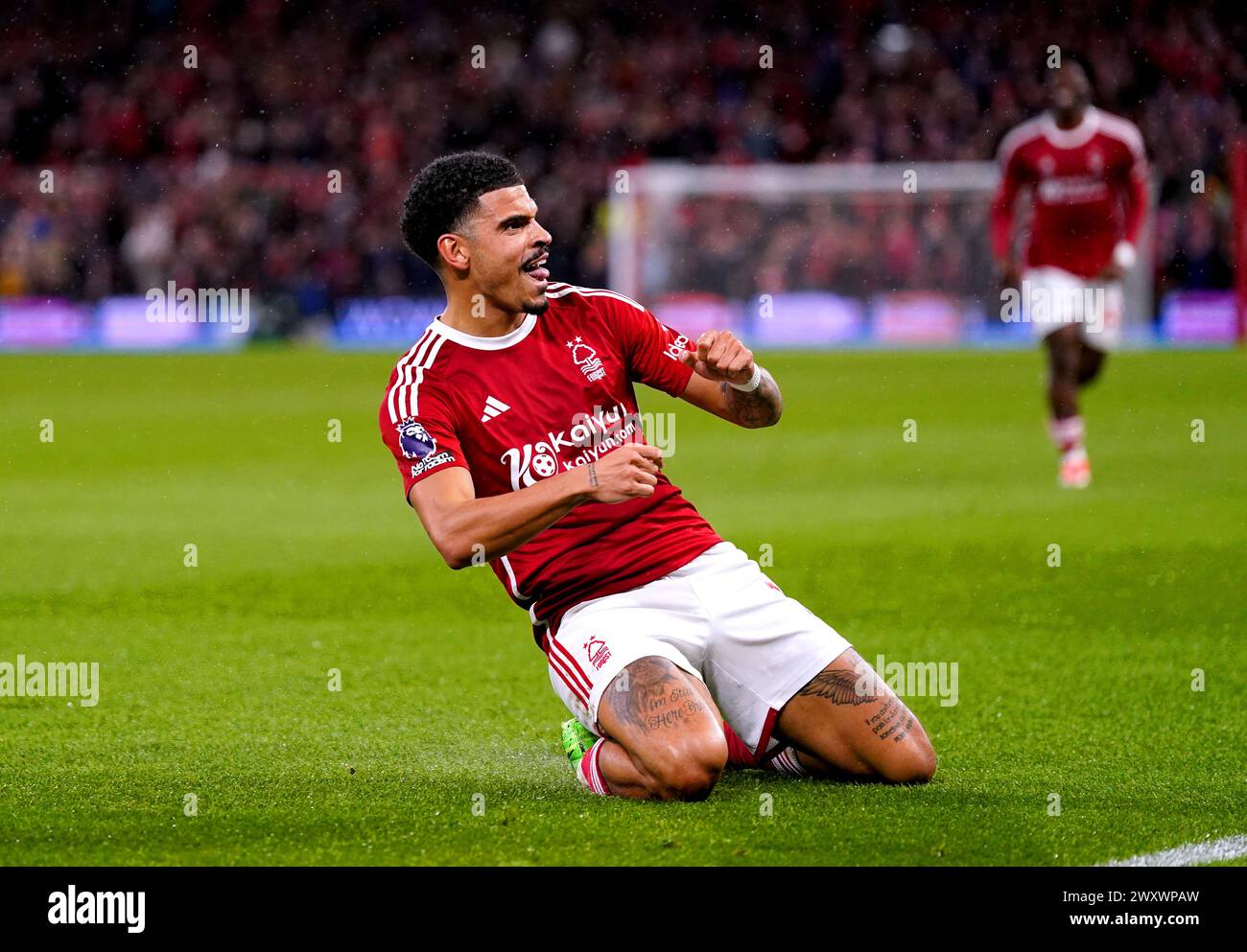 Nottingham Forest's Morgan Gibbs-White celebrates scoring their side's ...