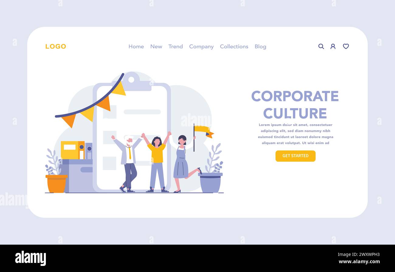 Employee camaraderie Stock Vector Images - Alamy