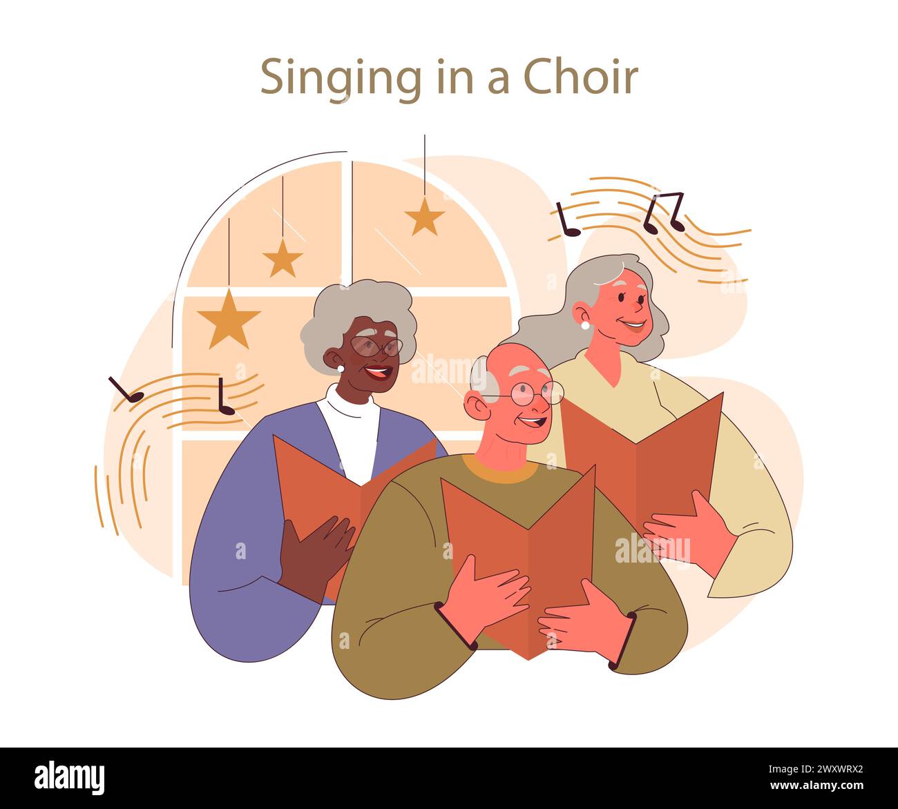 Music Through The Years Stock Vector Images Alamy