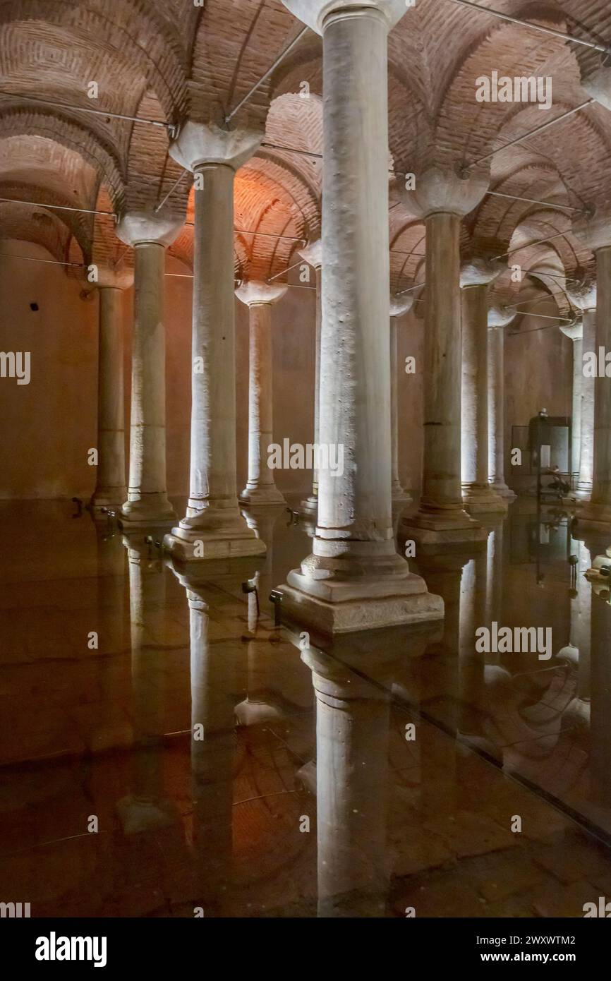 Basilica Cistern interior, Istanbul, Turkey Stock Photo - Alamy