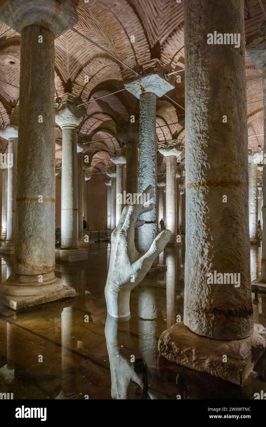 Basilica Cistern interior, Istanbul, Turkey Stock Photo - Alamy