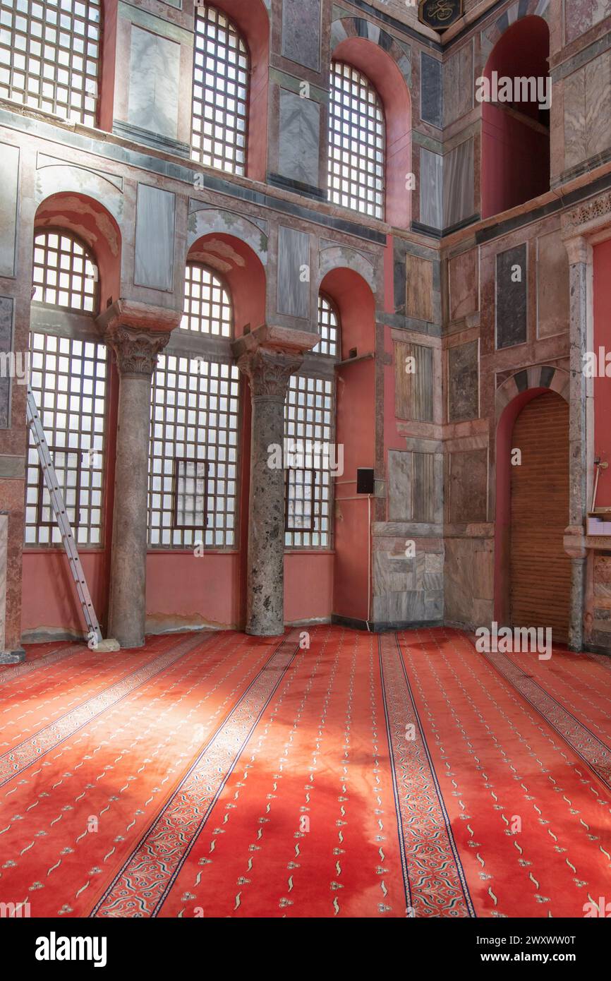 Kalenderhane mosque interior, former Byzantine church, Istanbul, Turkey ...