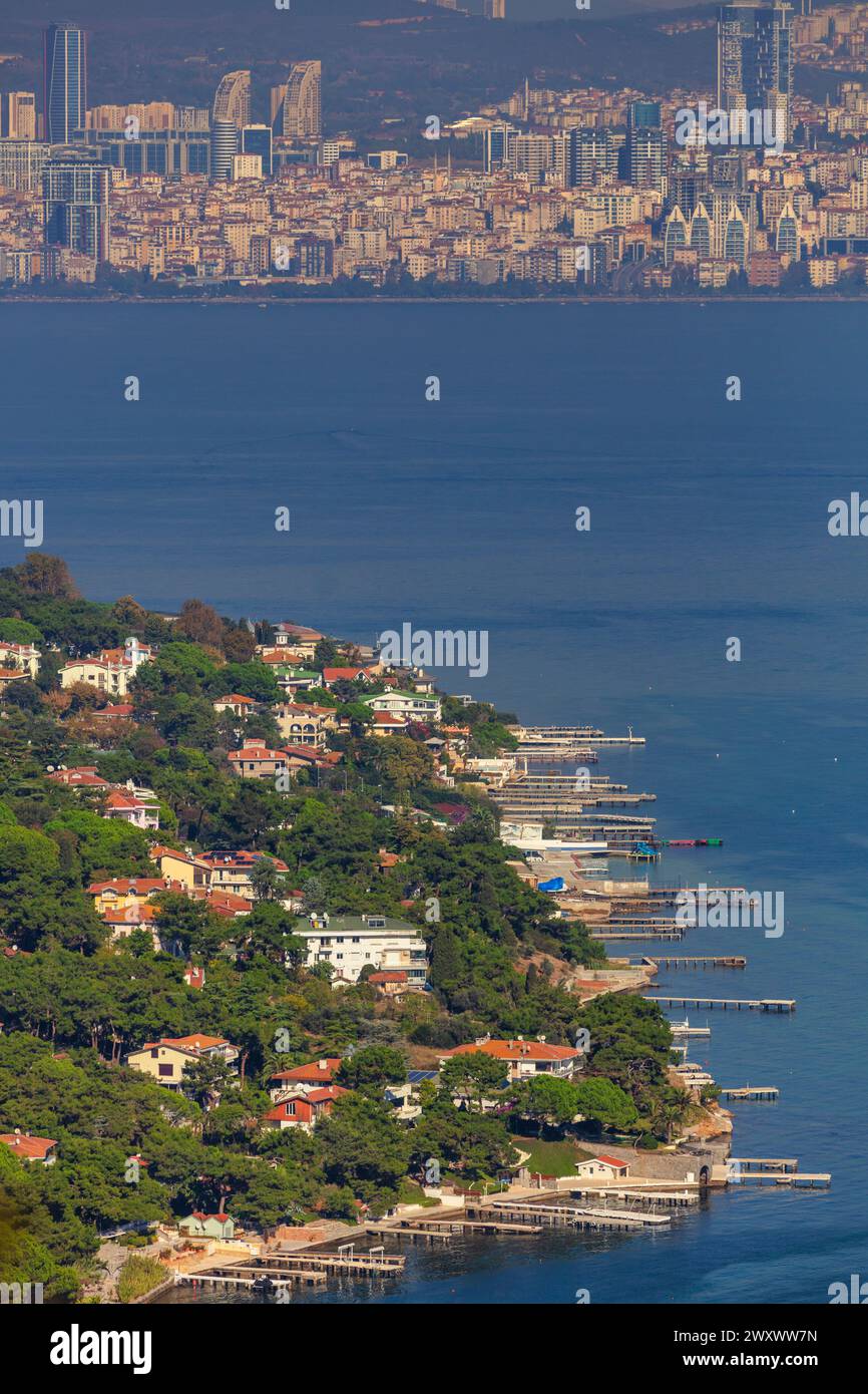 Vintage view of istanbul skyline hi-res stock photography and images ...