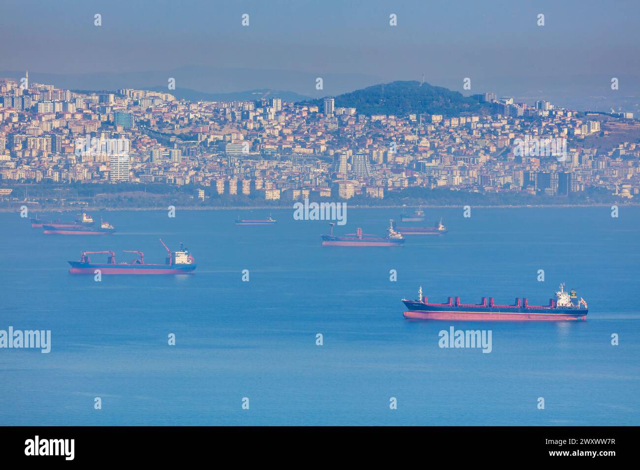 Aerial view princes islands istanbul hi-res stock photography and ...