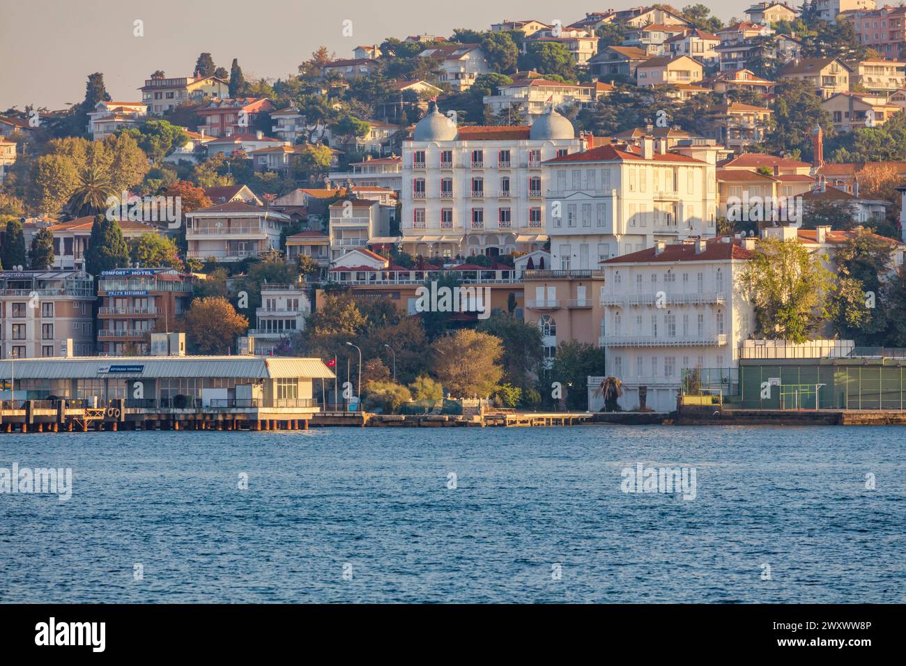 Ferry port of Buyukada, Big island, Princes islands, Adalar, Istanbul ...
