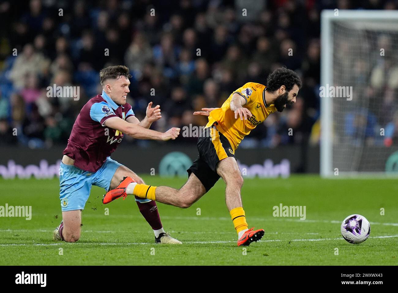 Turf Moor, Burnley, Lancashire, UK. 2nd Apr, 2024. Premier League ...