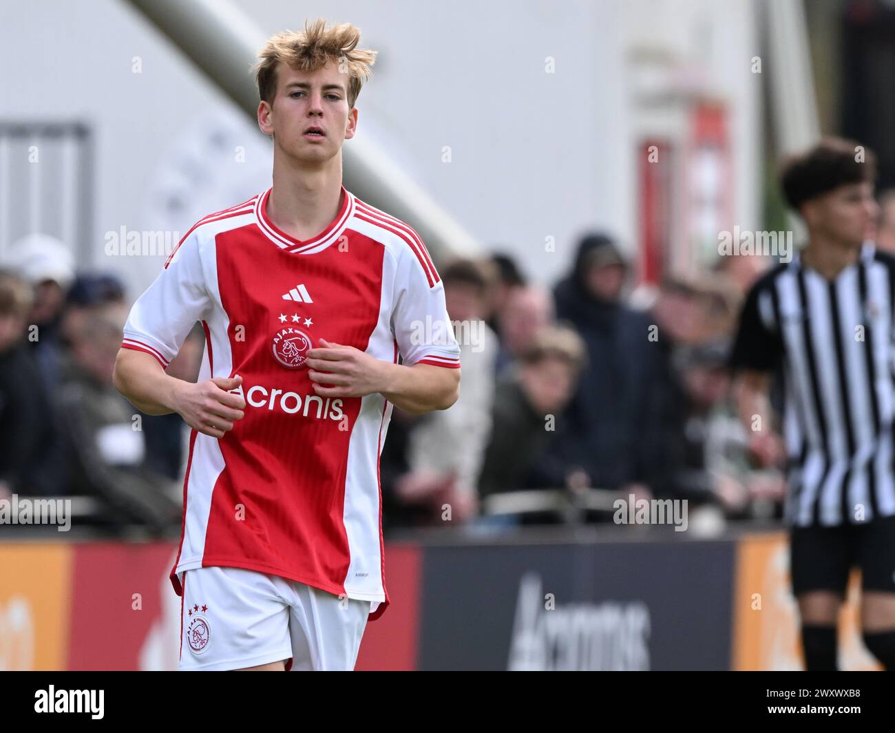 AMSTERDAM - Lasse Abildgaard of Ajax U17 during the Ajax Future Cup ...