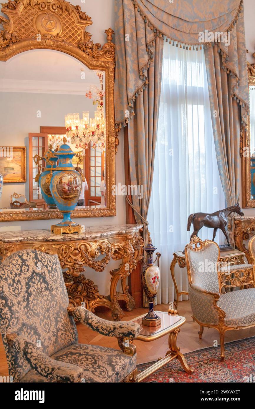 Sakip Sabanci Museum interior, Istanbul, Turkey Stock Photo - Alamy