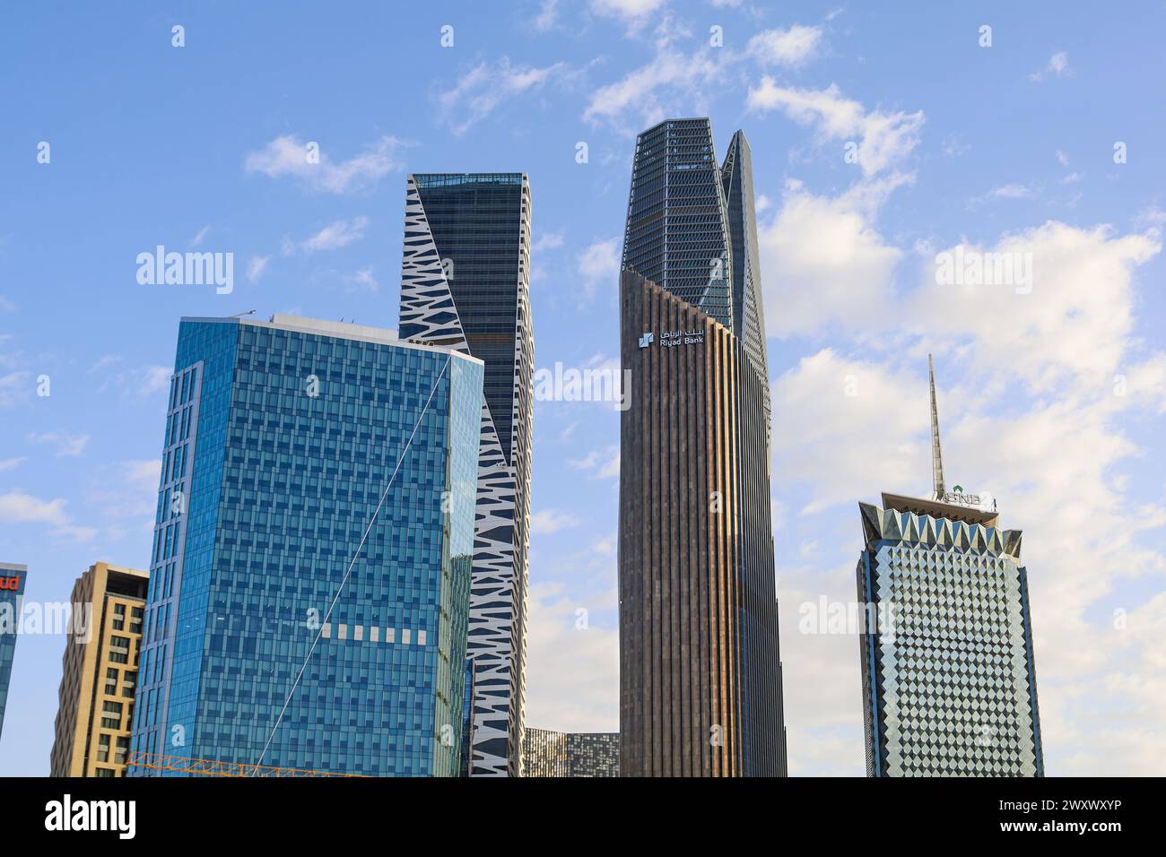 Riyadh, Saudi Arabia - Mar 25 2024,King Abdullah Financial District ...