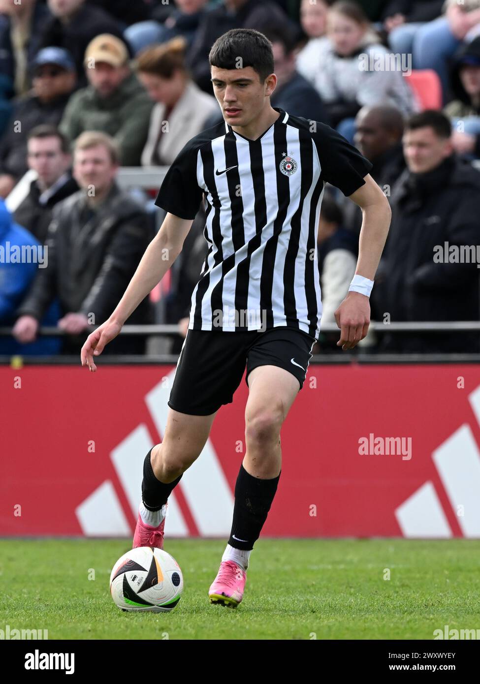 AMSTERDAM - Matija Ljubojevic of FK Partizan U17 during the Ajax Future ...