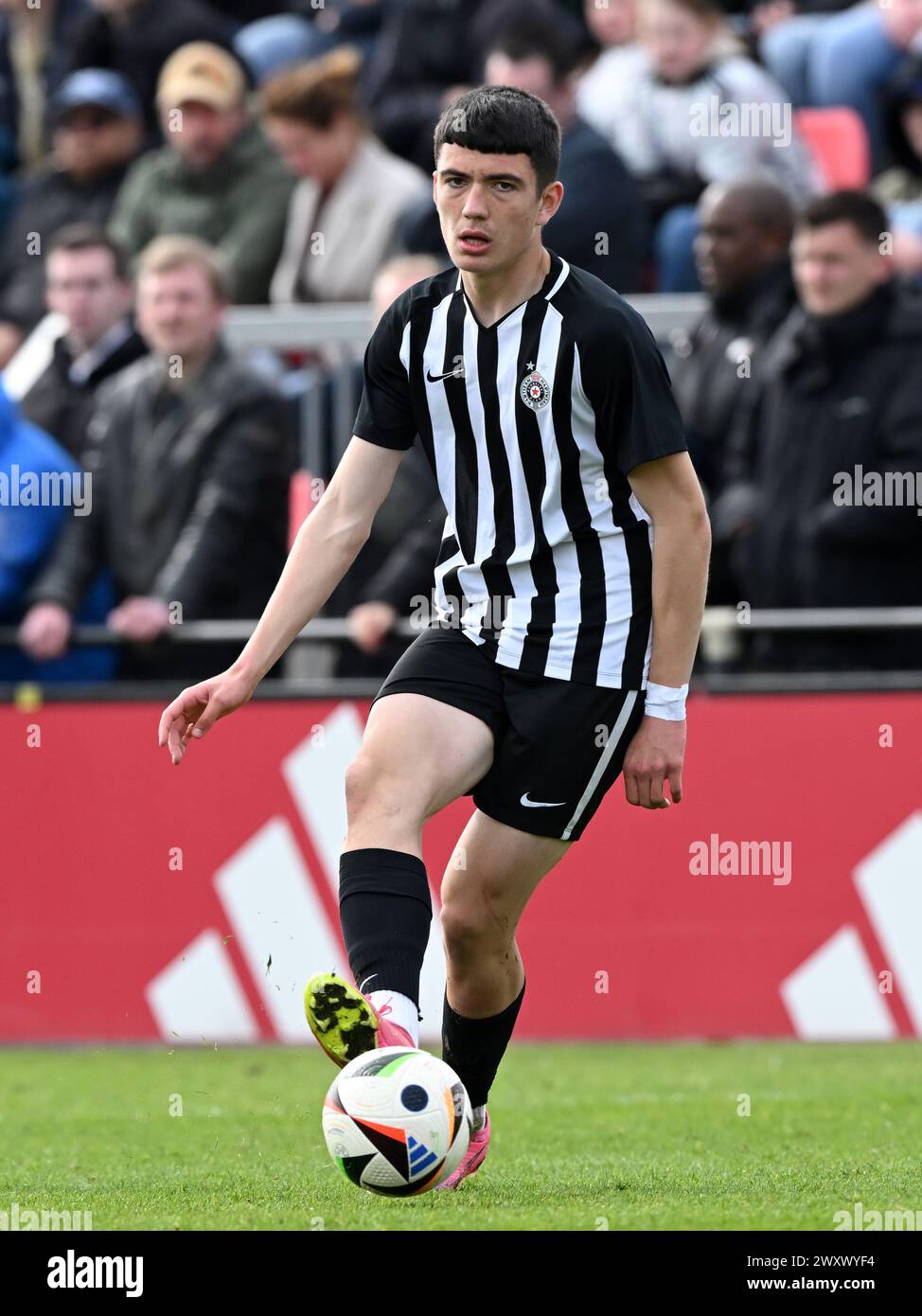 AMSTERDAM - Matija Ljubojevic of FK Partizan U17 during the Ajax Future ...