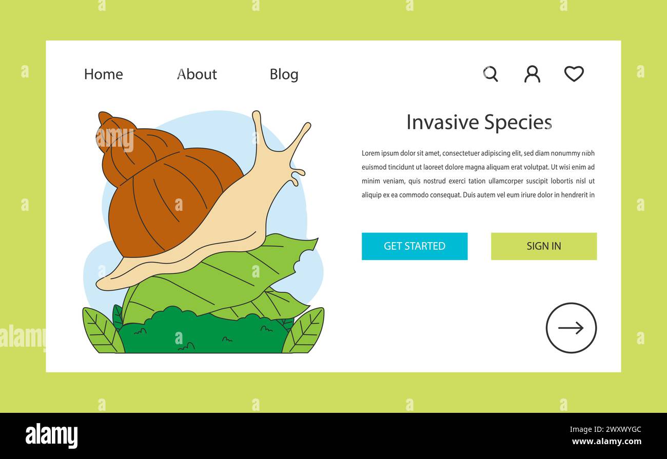 Invasive snail species Stock Vector Images - Alamy