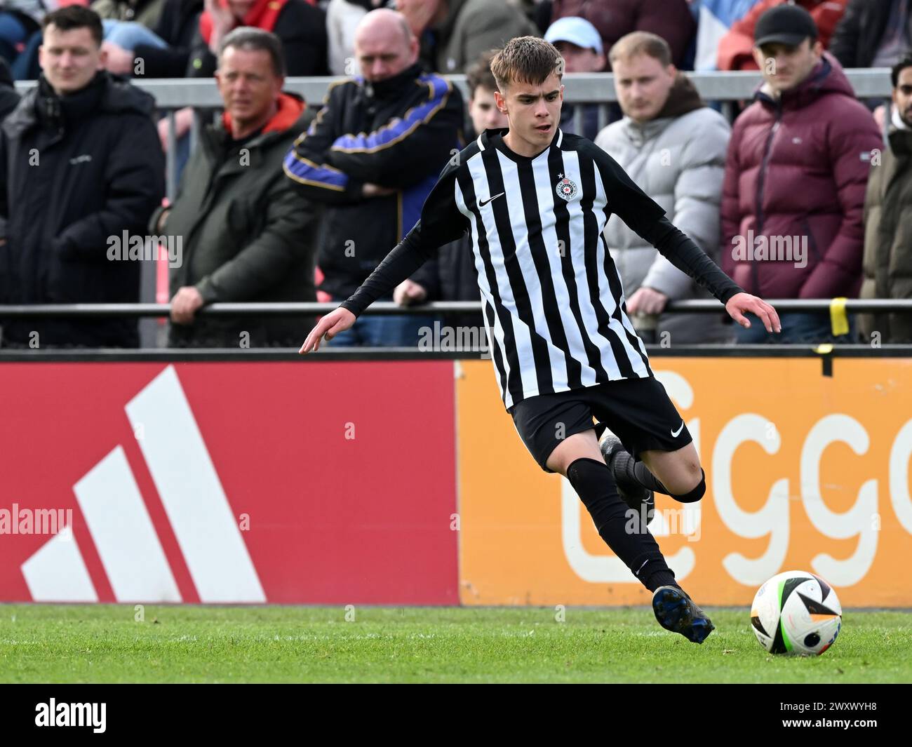 AMSTERDAM - Ivan Martinovic of FK Partizan U17 during the Ajax Future ...