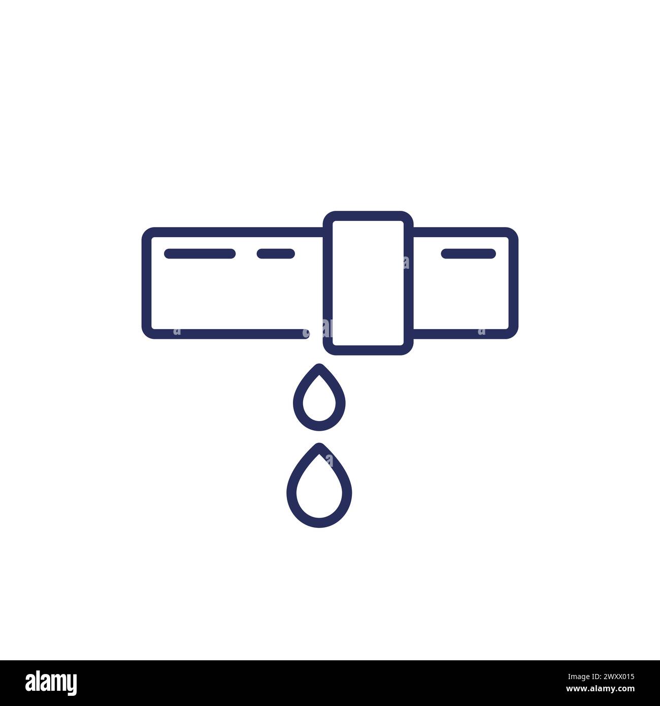 House leaking Stock Vector Images - Alamy