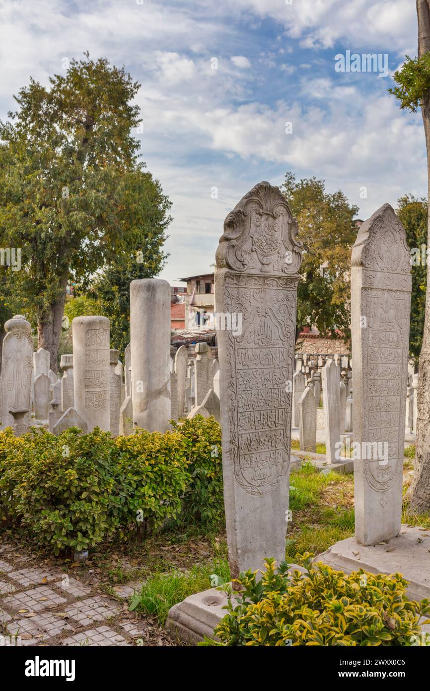 Graveyard, Church Mosque of Vefa, Vefa Kilise Camii, Istanbul, Turkey ...