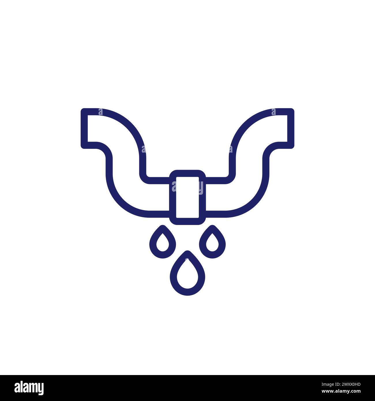 Plumbing filter icon outline Stock Vector Images - Alamy