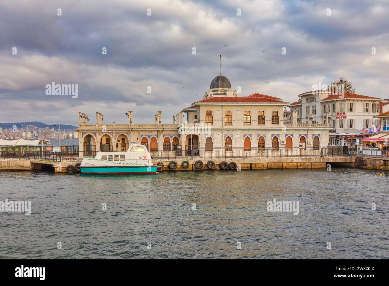Ferry port of Buyukada, Big island, Princes islands, Adalar, Istanbul ...